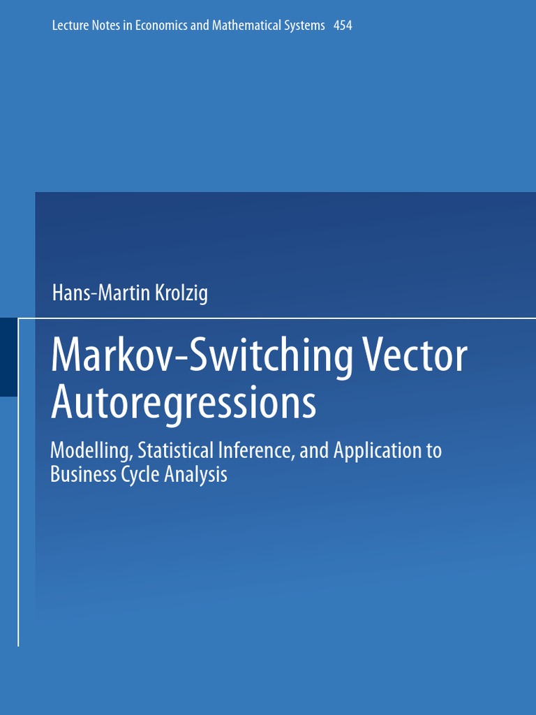 Ms Var Libro | PDF | Vector Autoregression | Time Series