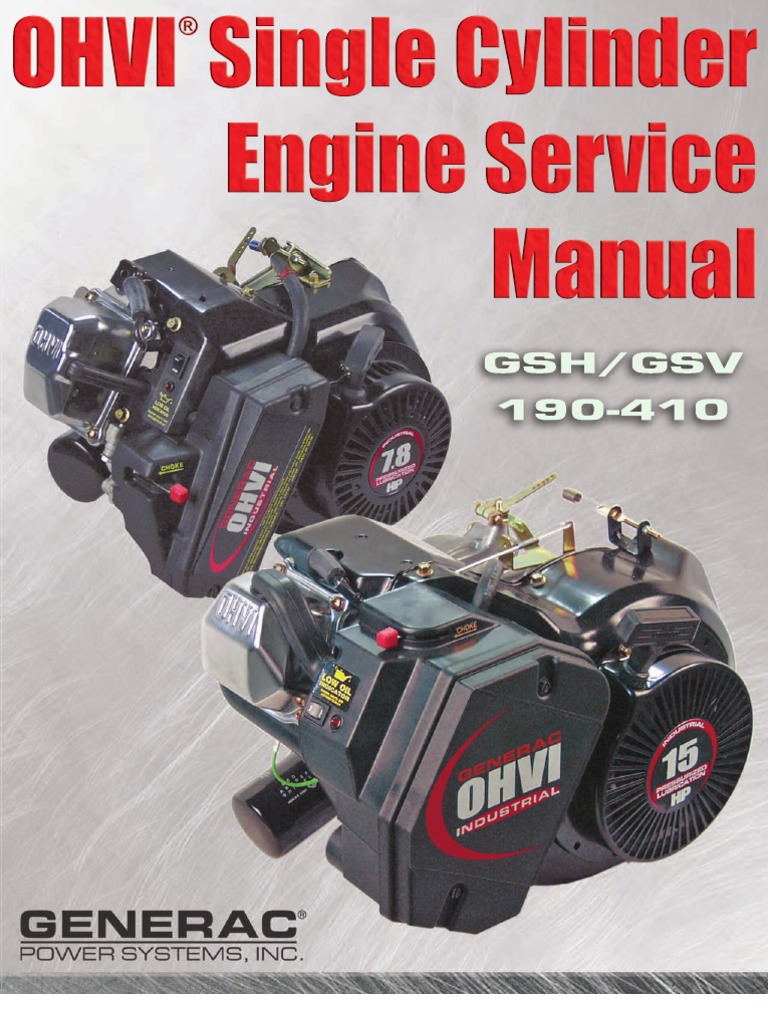 Gn190 - 410 Engines | PDF | Carburetor | Ignition System