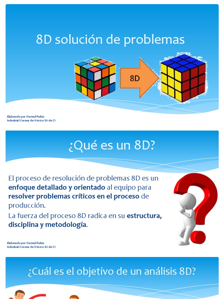 8D Solución de Problemas | PDF