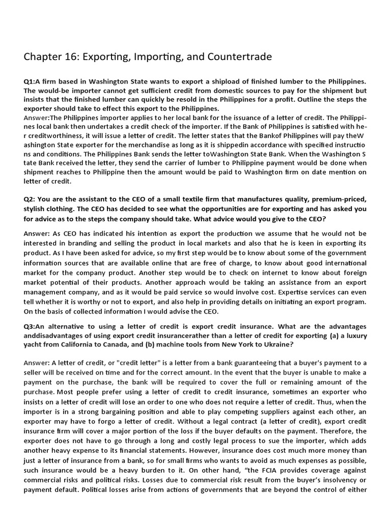 Assignment IBM Question Answer | PDF | Letter Of Credit | Credit Card