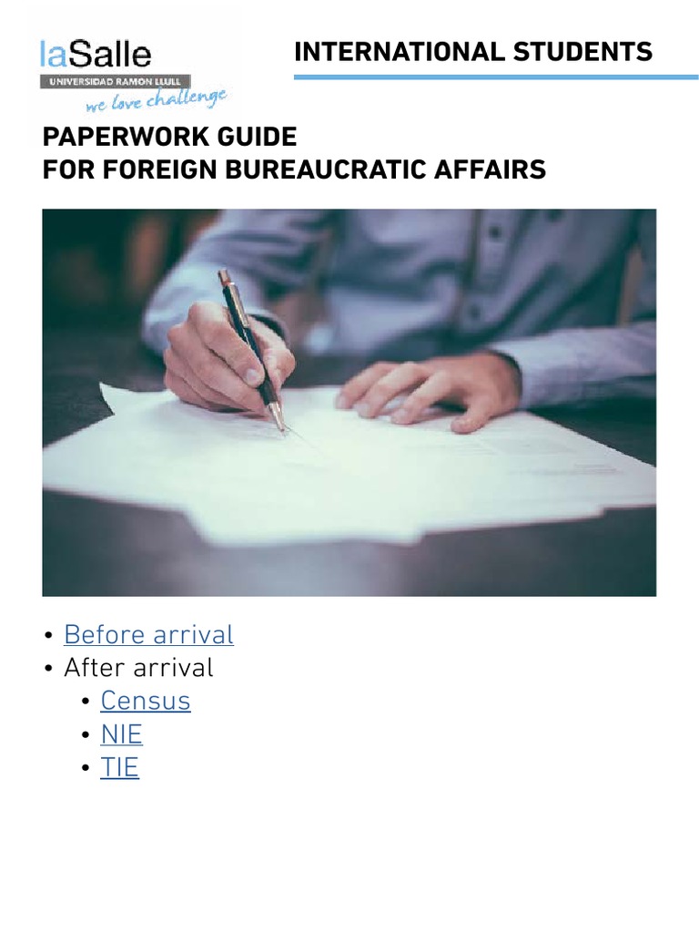 International Students Paperwork Guide For Foreign Bureaucratic Affairs ...