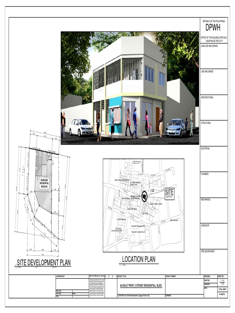 Site Development Plan Location Plan: Proposed Residential Building | PDF