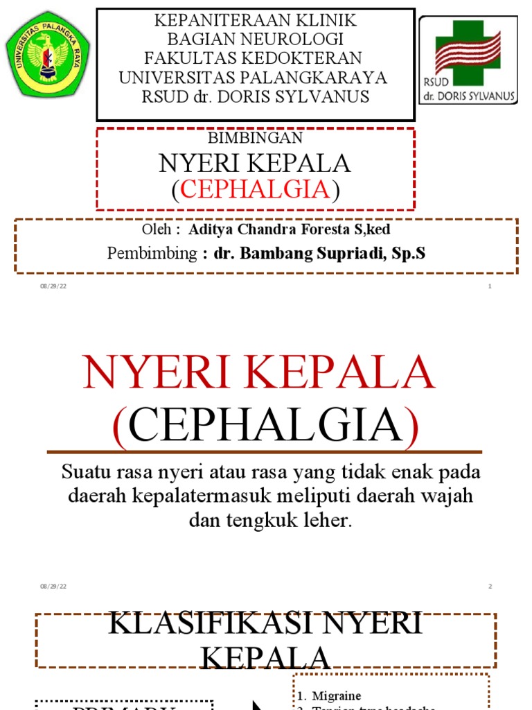 PPT Cephalgia | PDF | Kesehatan Holistik