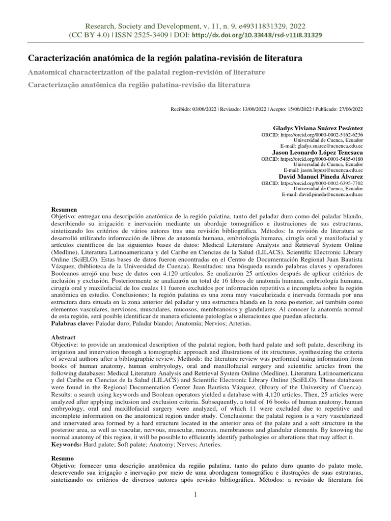 Anatomía del Arco Palatofaringeo y Foramenes | PDF | Anatomía | Cabeza ...