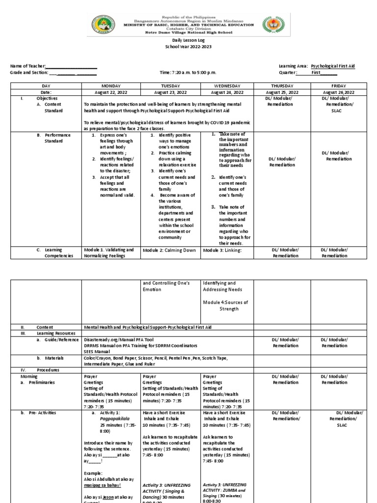 Pfa DLL | PDF | Psychology | Learning
