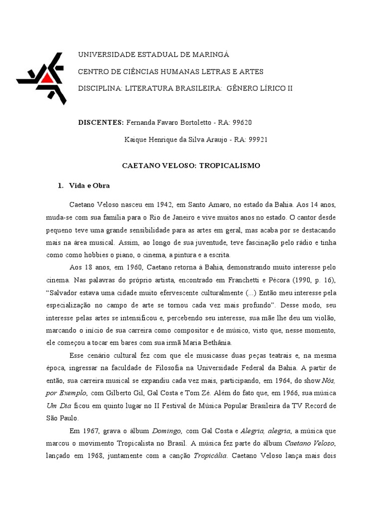Caetano Veloso | PDF