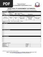 Form 1 HEARS Field Report | PDF | Patient | Health Care