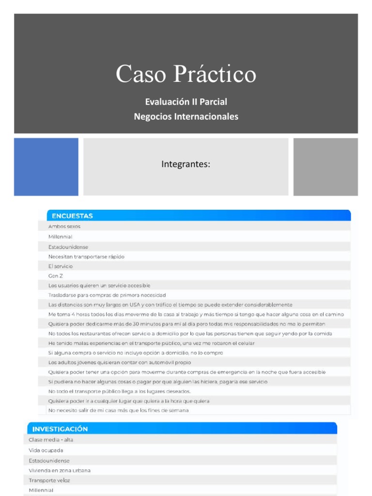 Caso Práctico 2do Parcial (Entregable) | PDF | Cliente | Economias