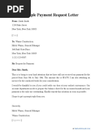Retention Request Letter PDF | PDF