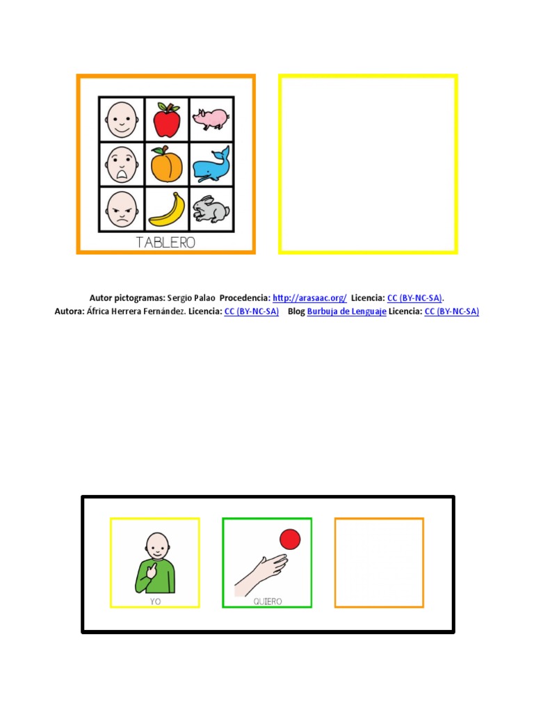 Plantilla Tablero de Comunicacion | PDF