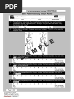 CSI Inventory and Scoring | PDF | Headache | Medicine