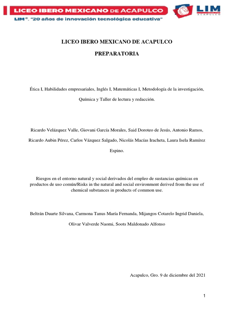 Informe Final Gel Antibacterial | PDF | Etanol | Especialidades Medicas