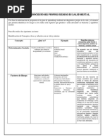 Evidencia Matriz de Organización Conceptual Sobre Salud Mental. AA1 ...
