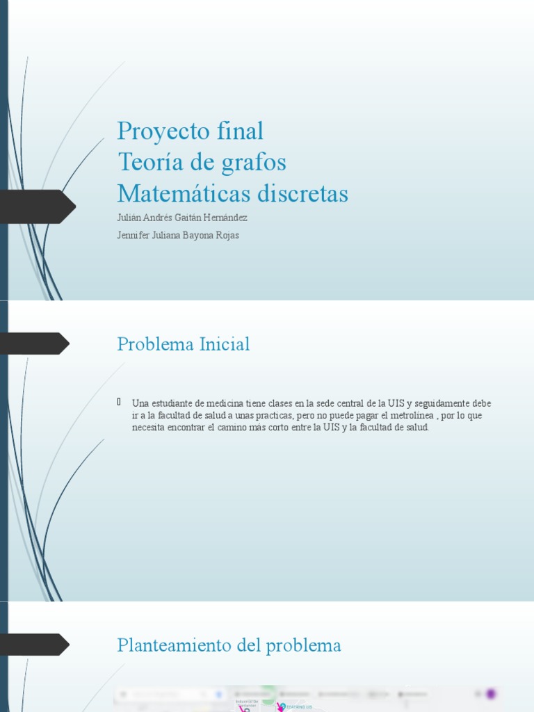 Proyecto Final | PDF | Vértice (teoría de grafos) | Ciencias de la Computación