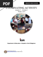 Culminating Activity | PDF