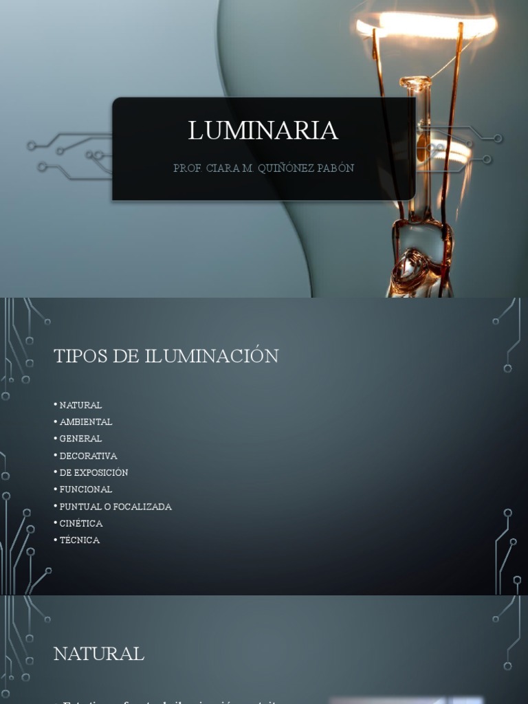 Luminaria | PDF | Encendiendo | Bombilla incandescente