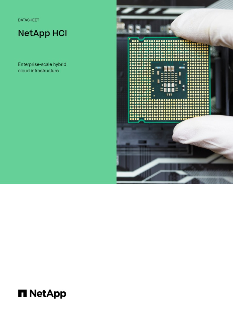 Netapp Hci: Enterprise-Scale Hybrid Cloud Infrastructure | PDF | Cloud Computing | Computing