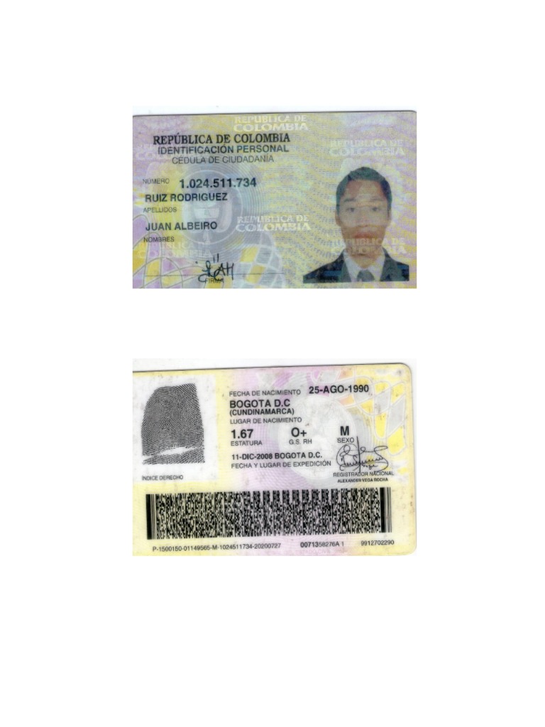 Documento de Identidad | PDF