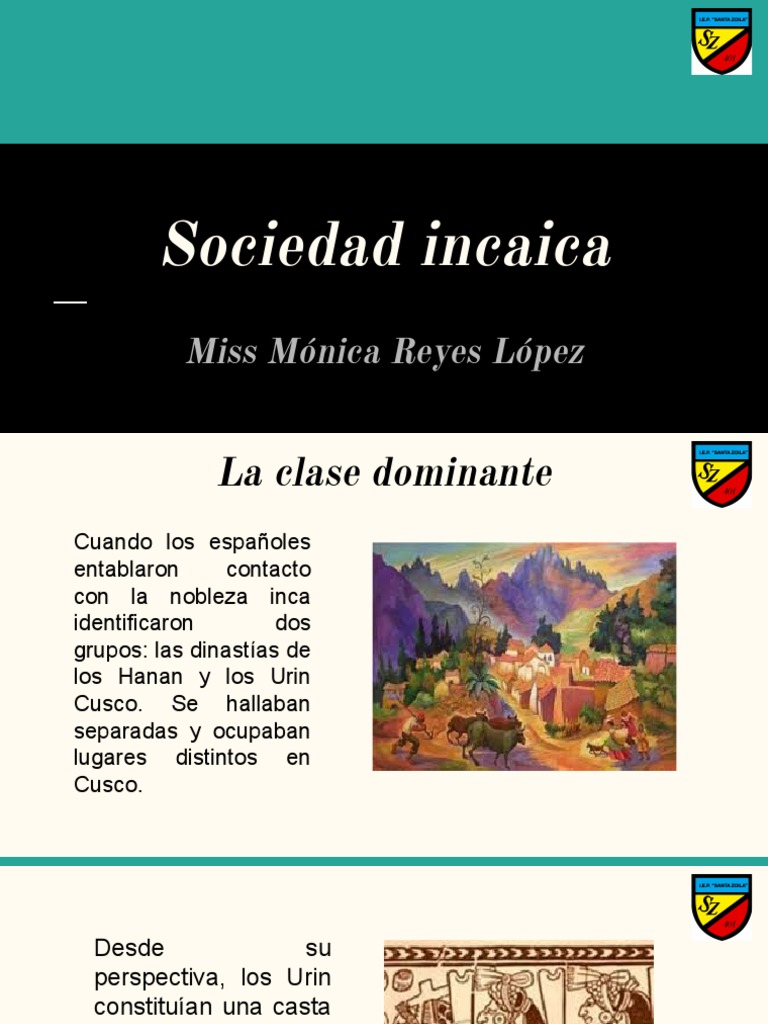 IB - CC - Ss. 2º - Sociedad Incaica | PDF | Imperio Inca | Nobleza