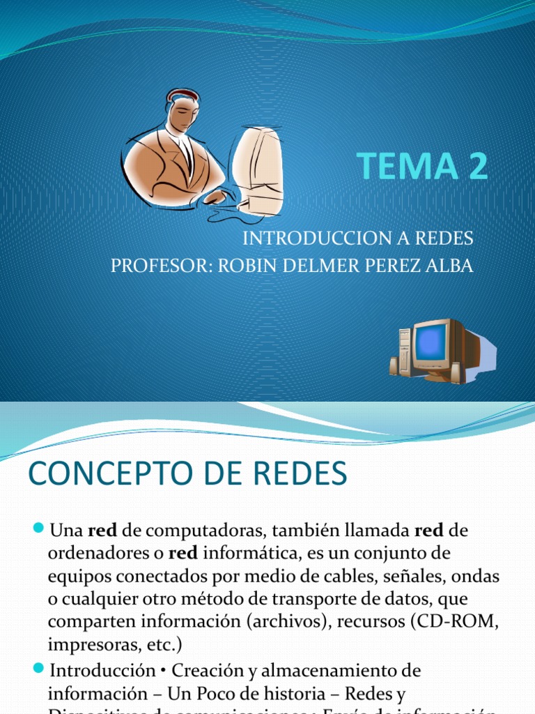 Tipos de Redes Tema 2 | PDF | Red de computadoras | LAN inalámbrico