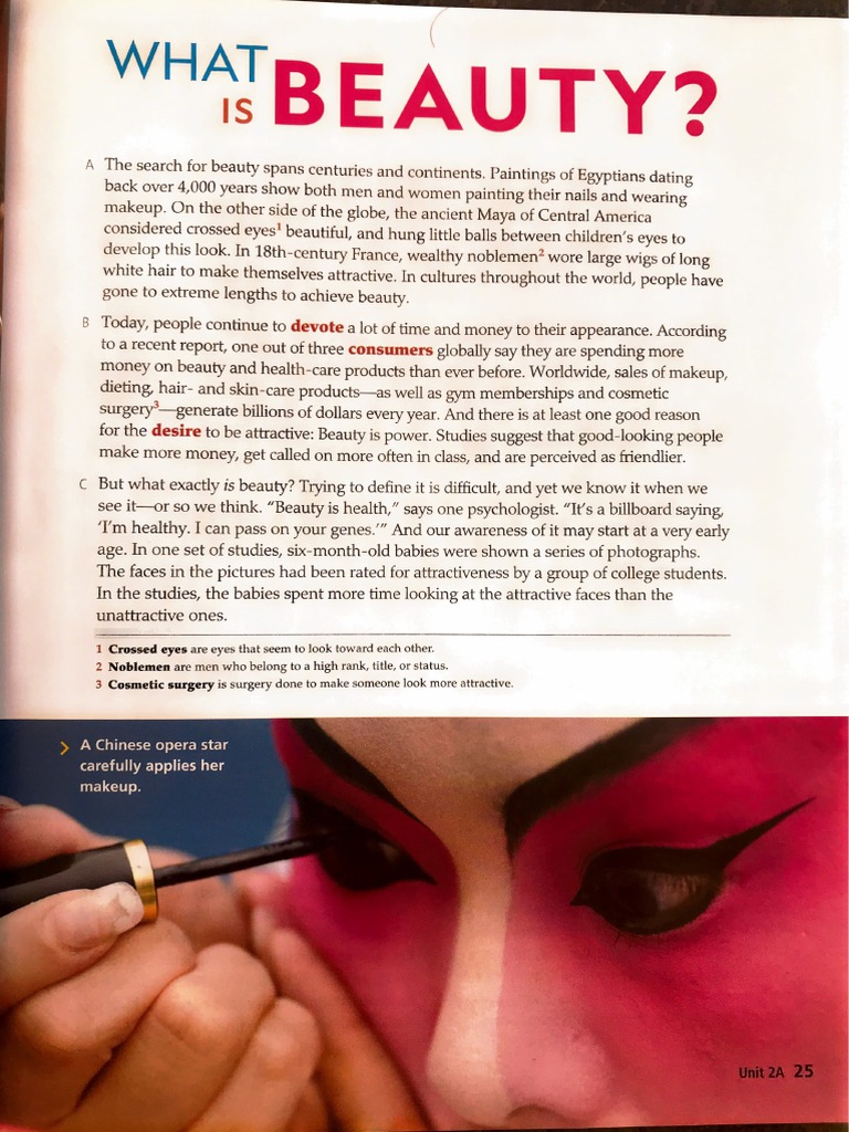 Reading 2 - Skin Deep | PDF | Cosmetics | Beauty