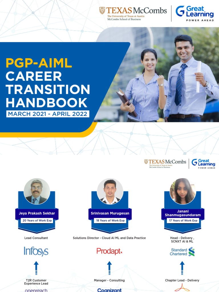 Pgp-Aiml: Career Transition Handbook | Download Free PDF | Intelligence (AI) & Semantics ...