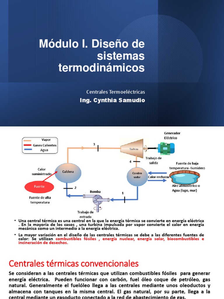01 Clase Centrales Termicas | PDF | La energía nuclear | Energía geotérmica