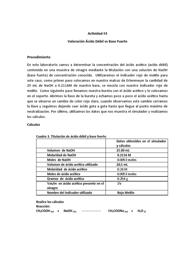 Acido Base | PDF | Ph | Valoración
