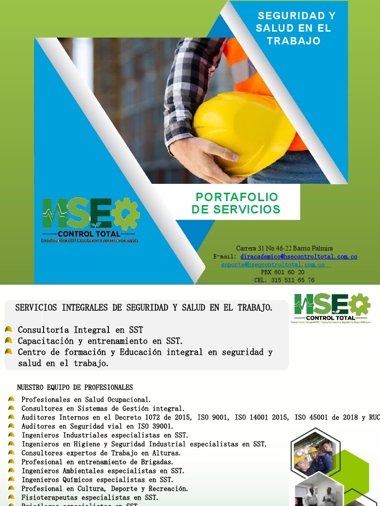 Portafolio SST - 2021 | PDF | Residuos | Calidad (comercial)
