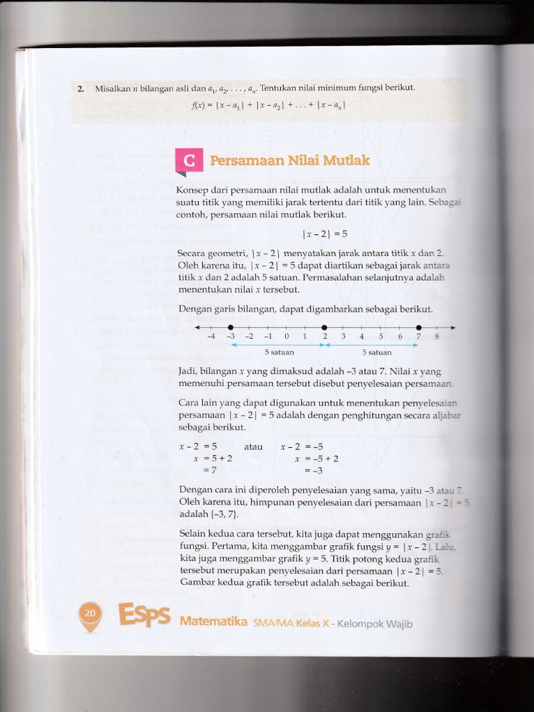 Penyelesaian Persamaan Nilai Mutlak | PDF