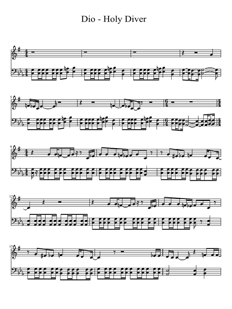 Dio - Holy Diver | PDF