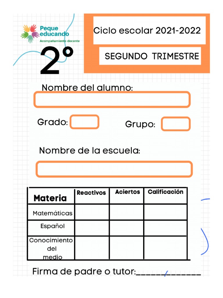 Examen Segundo Trimestre | PDF