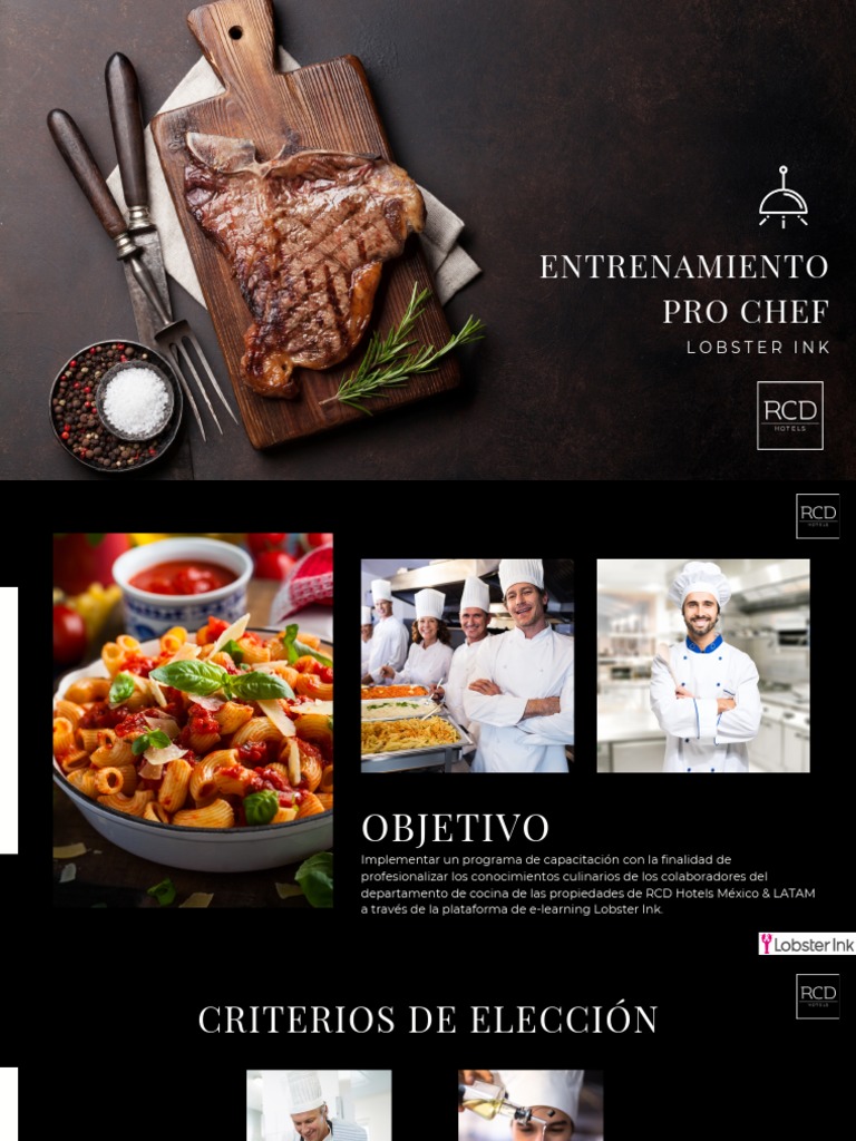 Capacitación Pro Chef en RCD Hotels | PDF | Negocios