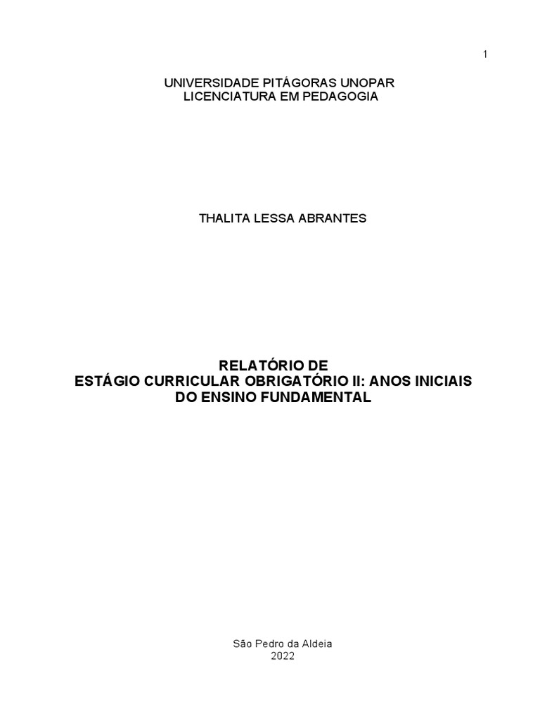 Trabalho Unopar | PDF | Aprendizado | Pedagogia