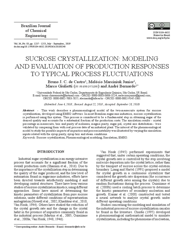 Sucrose Crystallization | PDF | Crystallization | Sucrose