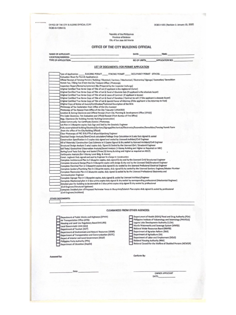 Permit Application | PDF