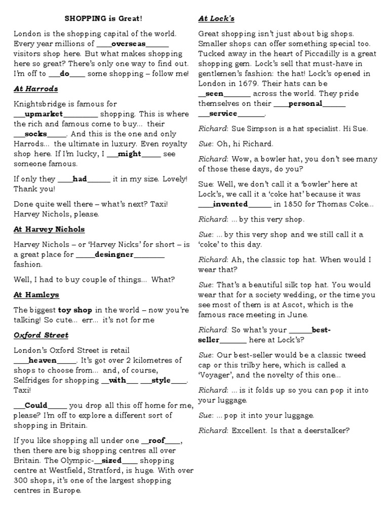 At Lock's: Sue Simpson Is A Hat Specialist. Hi Sue | Download Free PDF ...