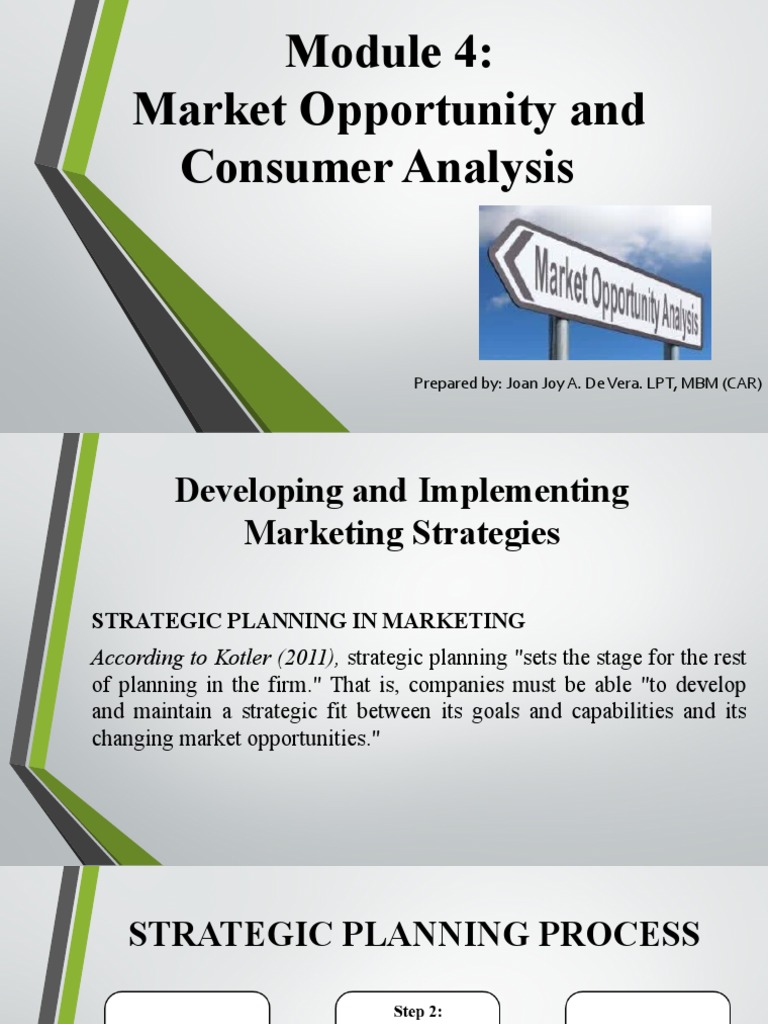 Market Opportunity and Consumer Analysis | PDF | Marketing | Swot Analysis