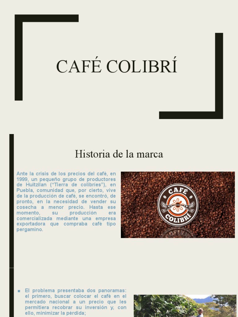 Café Colibrí | PDF | café | Marca