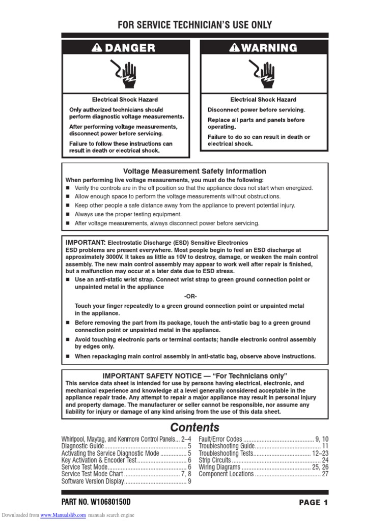 Appliance Repair Service Guide | PDF | Electrostatic Discharge | Fuse ...