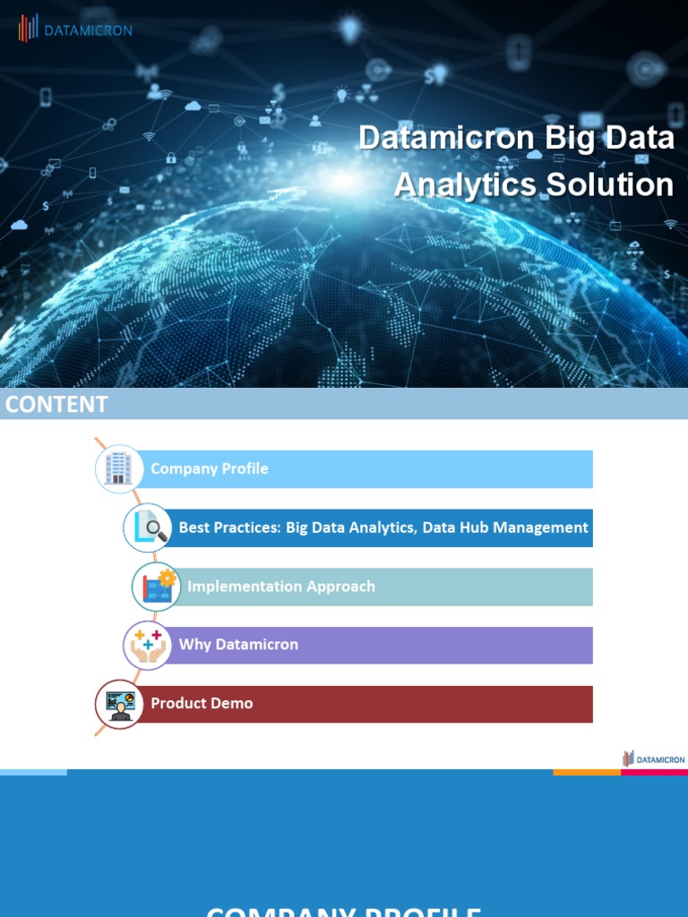 Datamicron Big Data Analytics Solution | PDF | Analytics | Artificial Intelligence