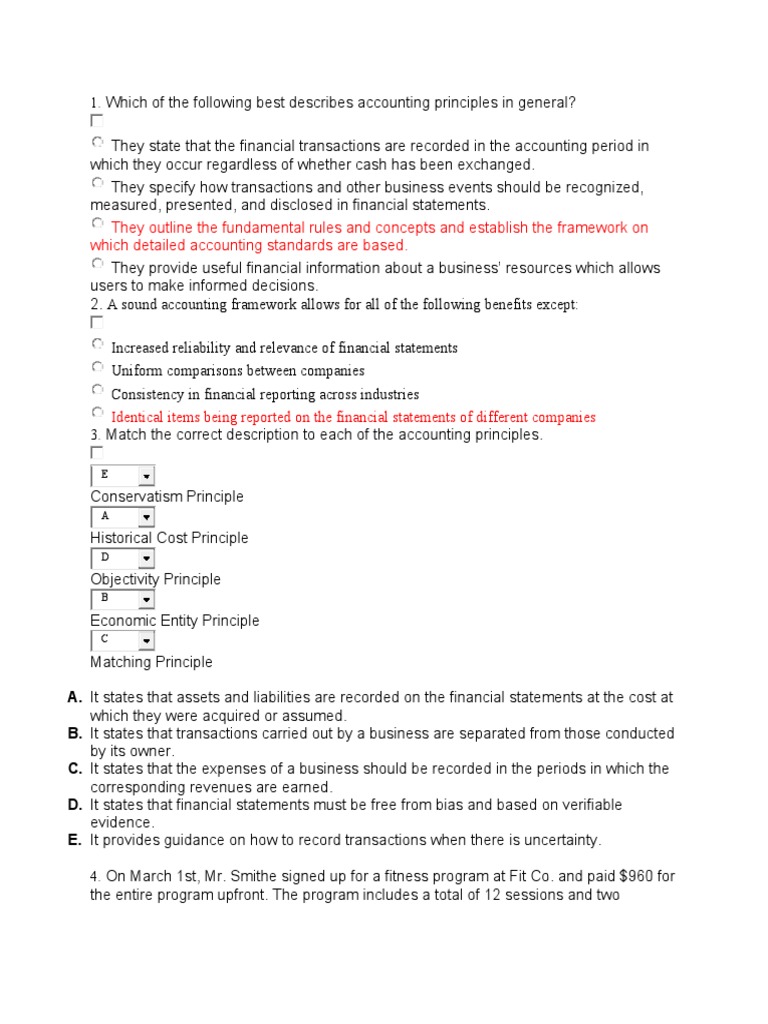 Accounting Principles and Standards | PDF | Deferred Tax | Goodwill ...