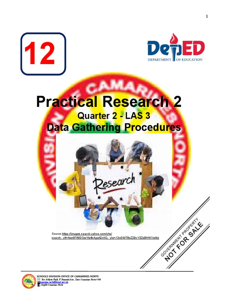 Practical Research 2: Data Gathering Procedures | PDF | Validity ...