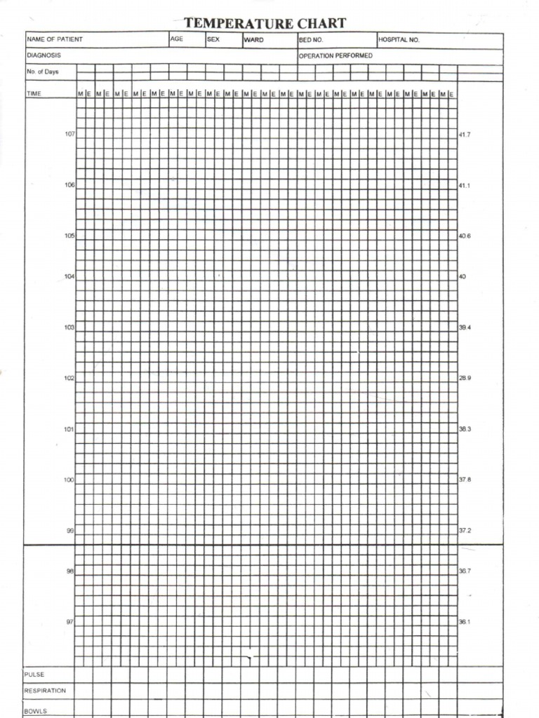 Temperature Chart | PDF