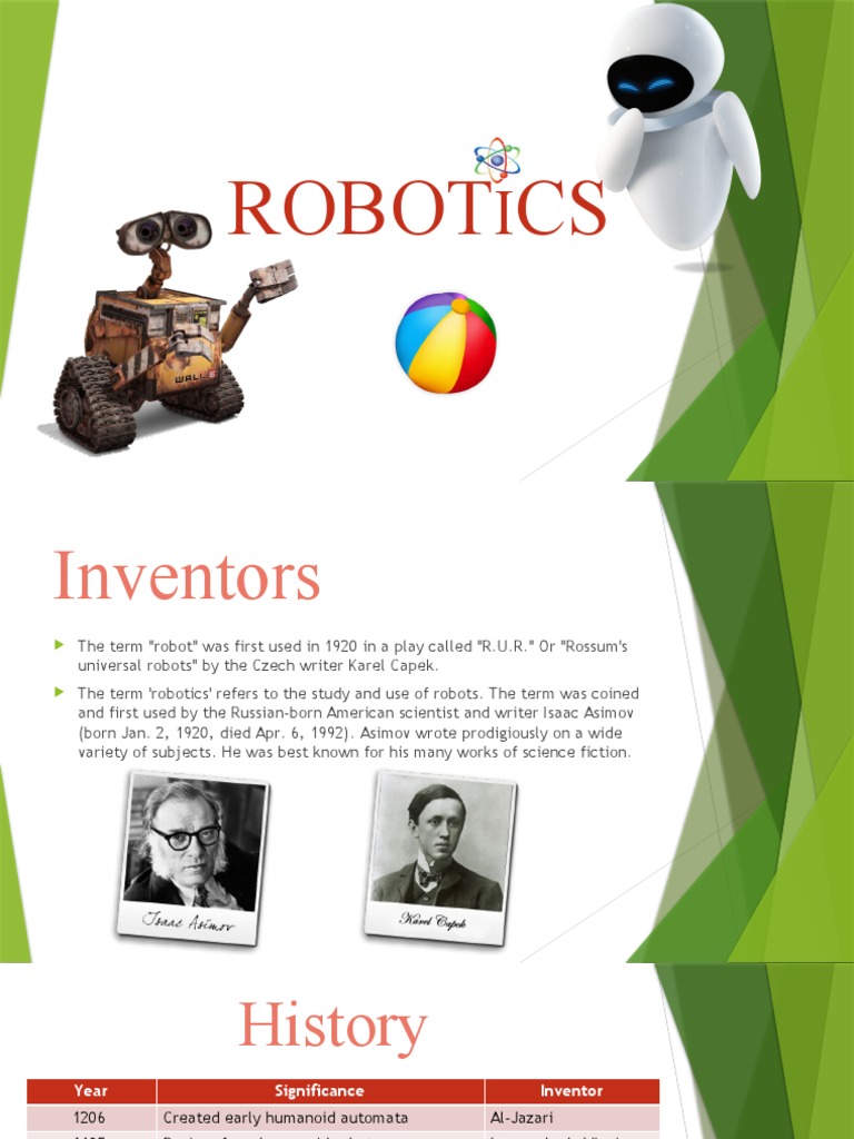 ROBOTICS | PDF | Sensor | Robot