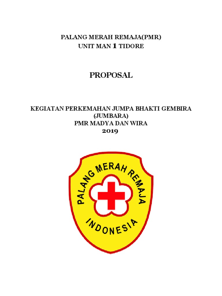 Proposal Kegiatan Jumbara PMR 2019 | PDF | Ilmu Sosial