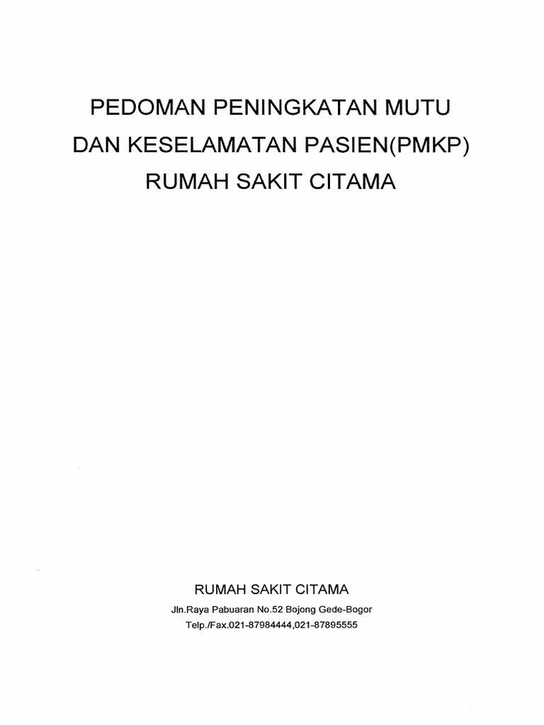 Pedoman Peningkatan Mutu | PDF