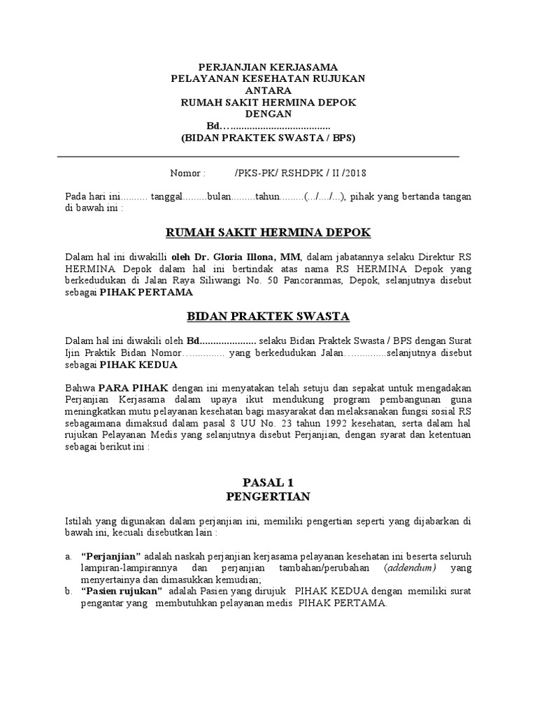 Draf Mou Bidan | PDF