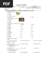 Latihan Soal B Inggris Things in The Classroom | PDF | Graphite