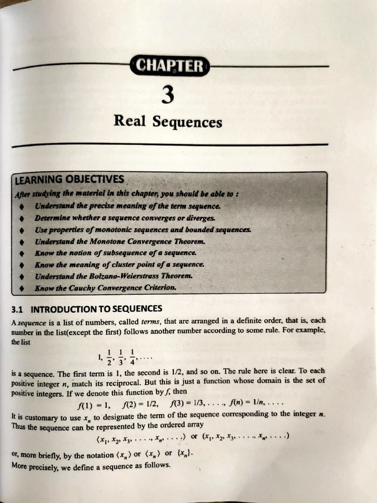 CH 3 Part 1 | PDF | Sequence | Function (Mathematics)